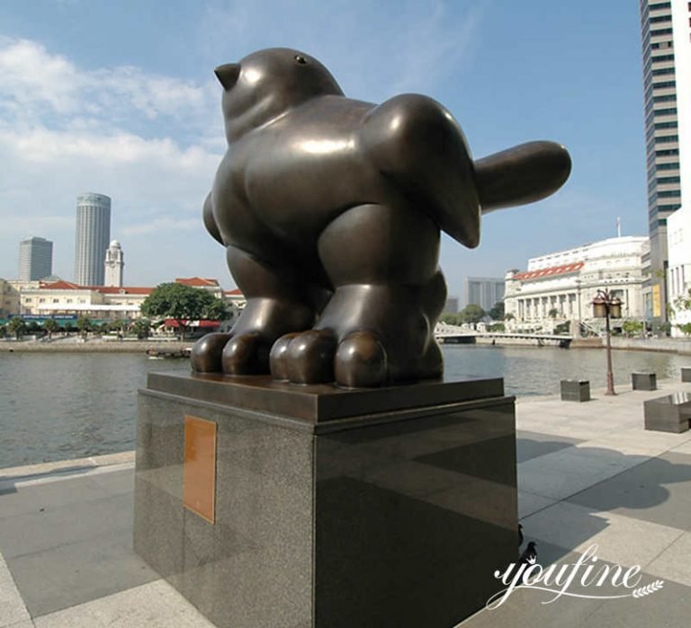 Customized Large Casting Bronze Bird Sculpture by Fernando Botero ...
