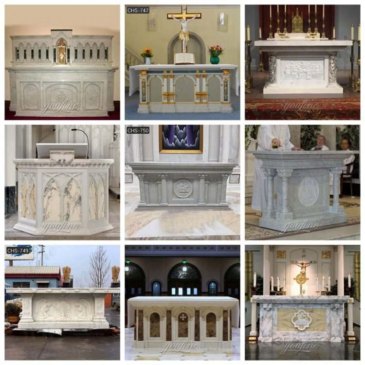 Large Hand-carving Catholic Marble Church Altar for Sale CHS-750 ...