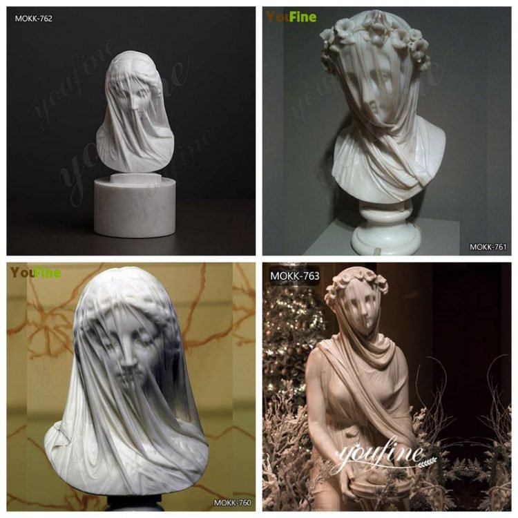 Famous Veiled Virgin Statue Marble Carrara Art Decor for Sale MOKK-762 ...