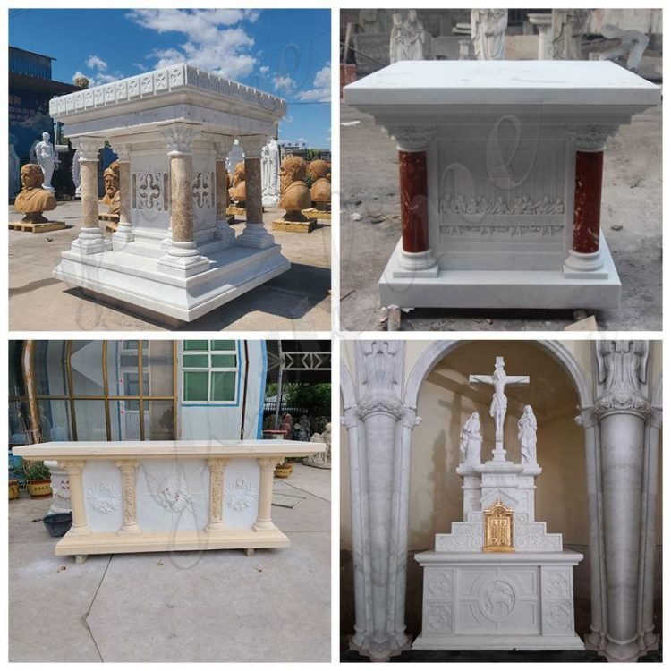 High-Quality White Catholic Marble Altar Church Decor for Sale CHS-885 ...