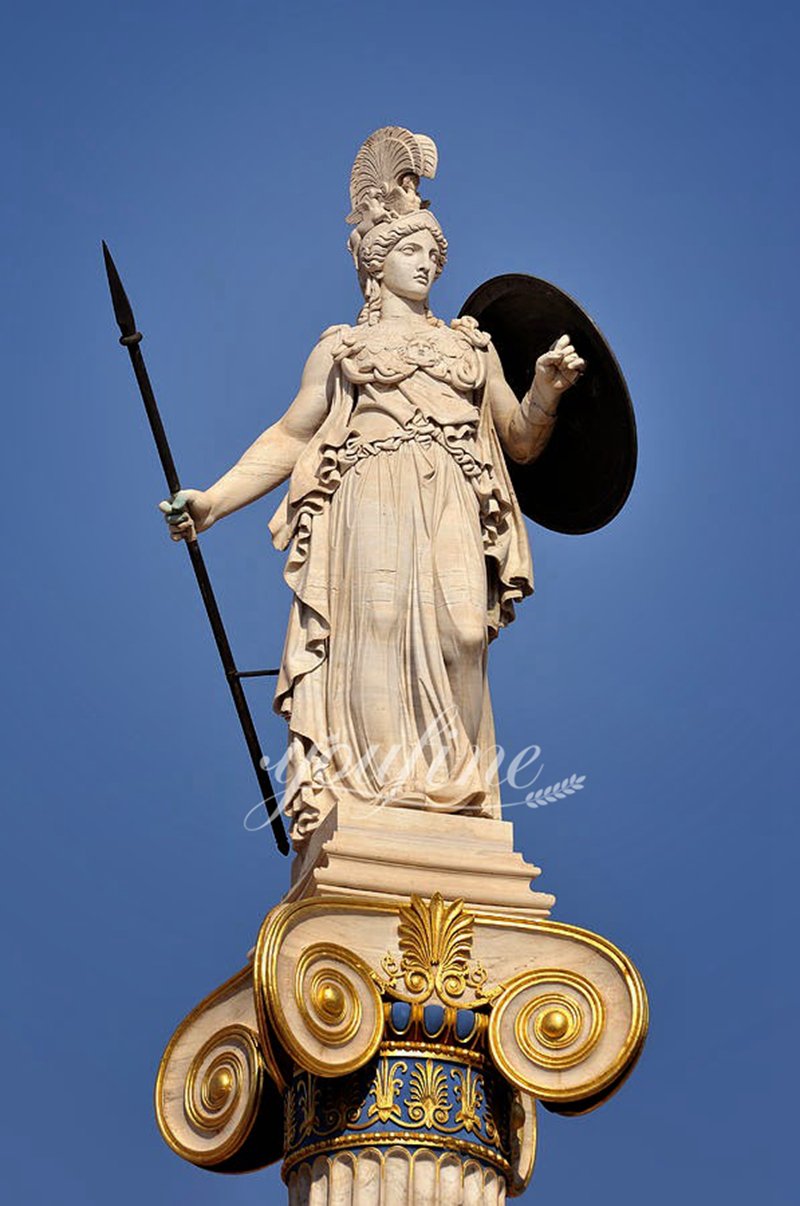 Famous Greek Goddess of Wisdom Athena Marble Sculpture for Sale MFI-017 ...