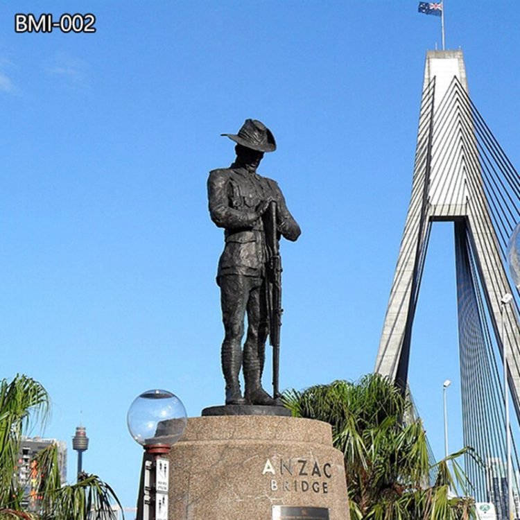 Custom Bronze Anzac Soldier Statue for Sale - YouFine Sculpture