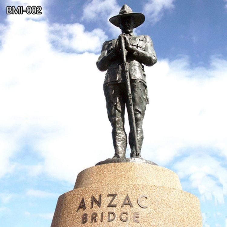 Custom Bronze Anzac Soldier Statue - YouFine Sculpture