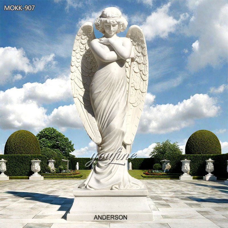 Life Size Marble Monteverde Angel Statue