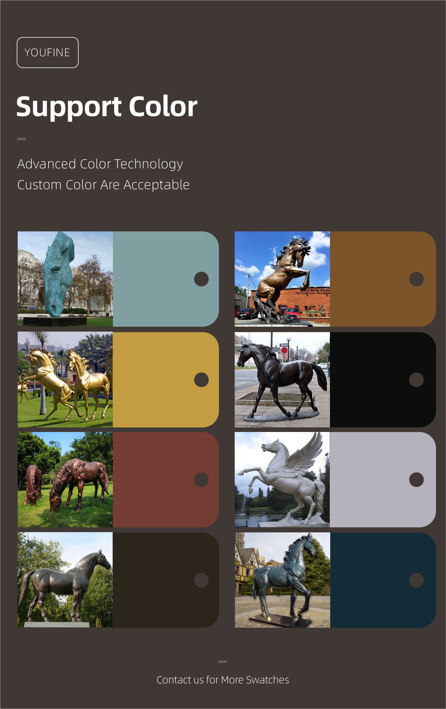 How The Bronze Patina Color of Sculptures Is Formed